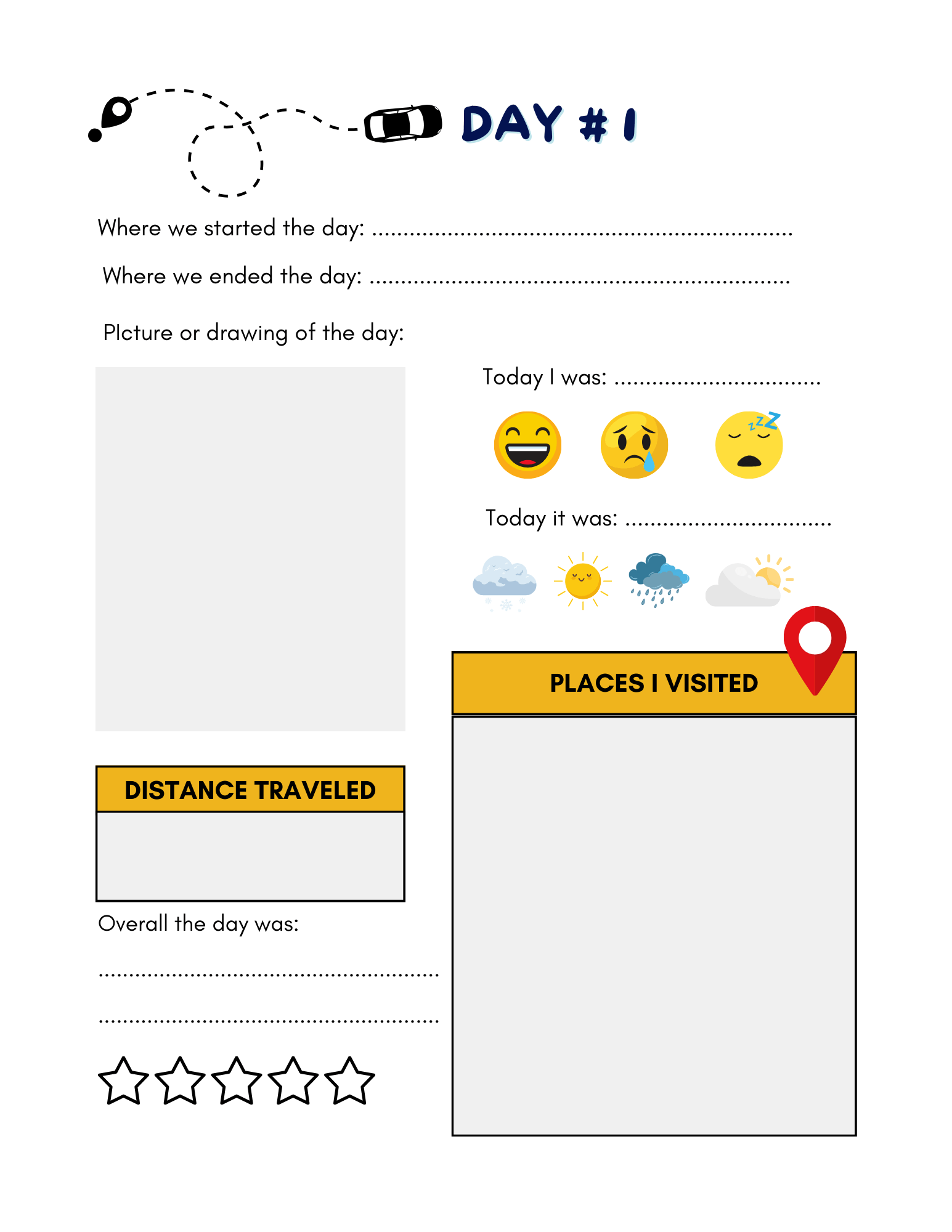 Road Trip Activity Book for Kids – Printable